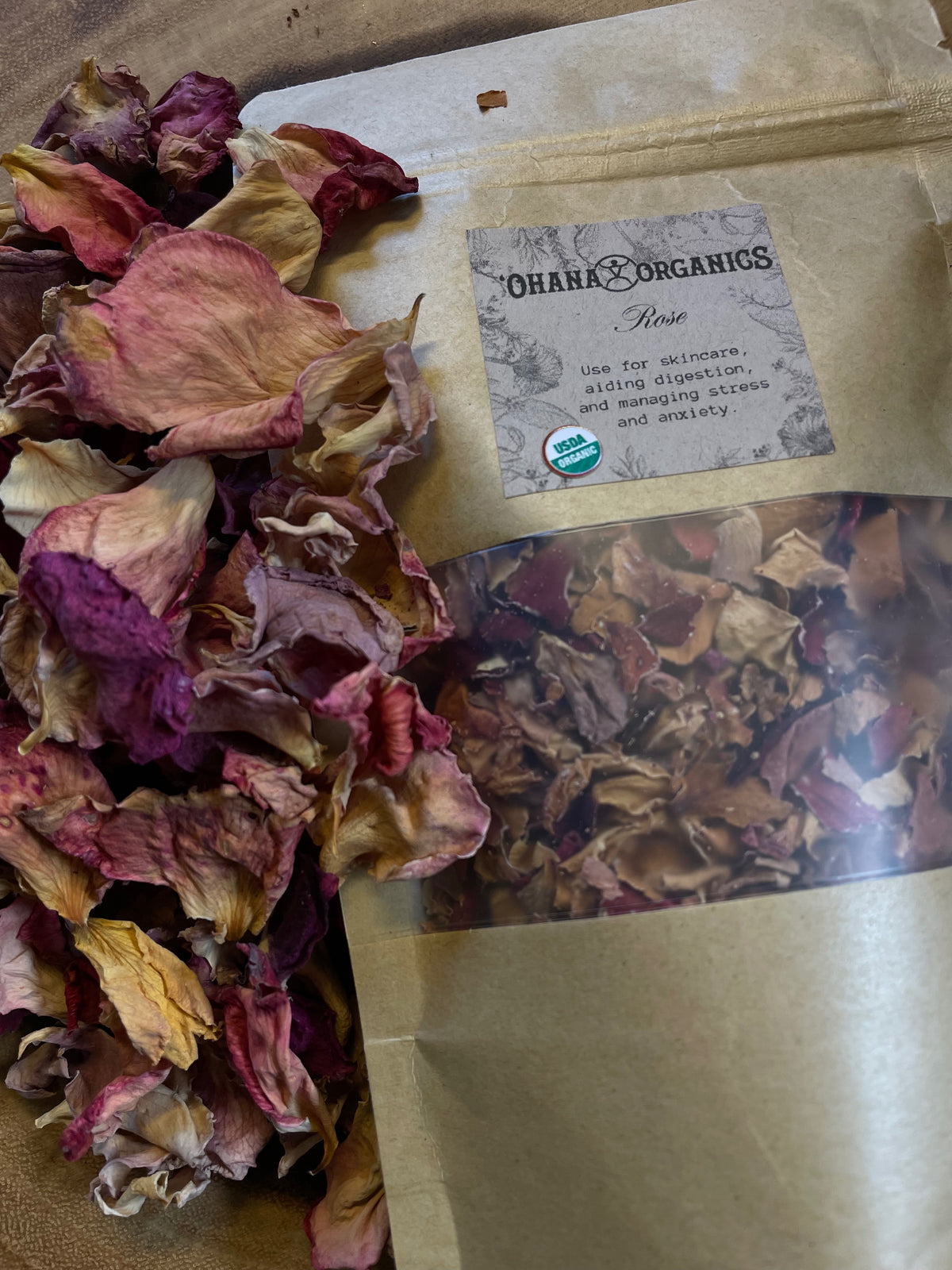 Organic Dried Rose | 'Ohana Organics